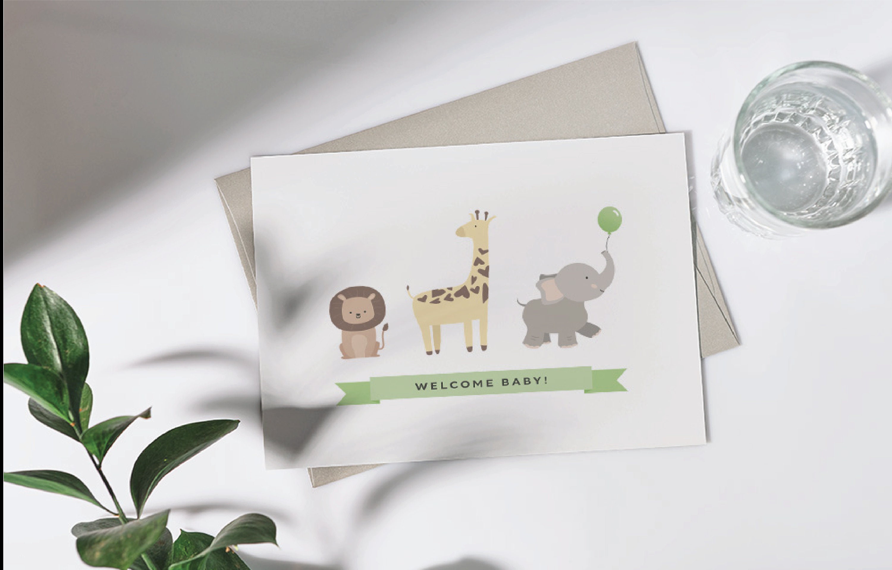 Baby Animal Parade Card Printable - Etsy