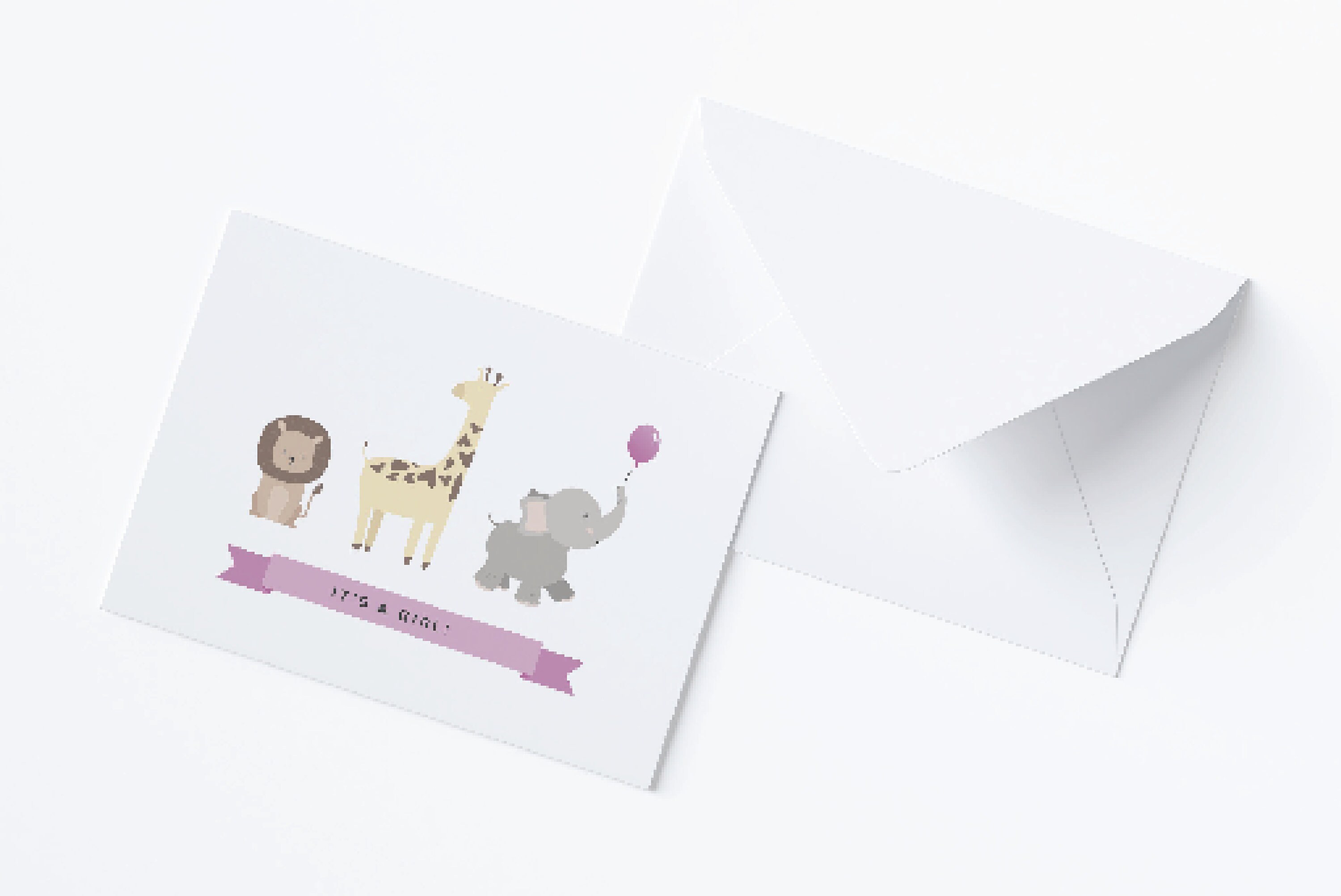 Baby Animal Parade Card Printable - Etsy