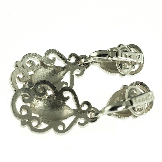 Trifari Silver Medallion Set - Gem