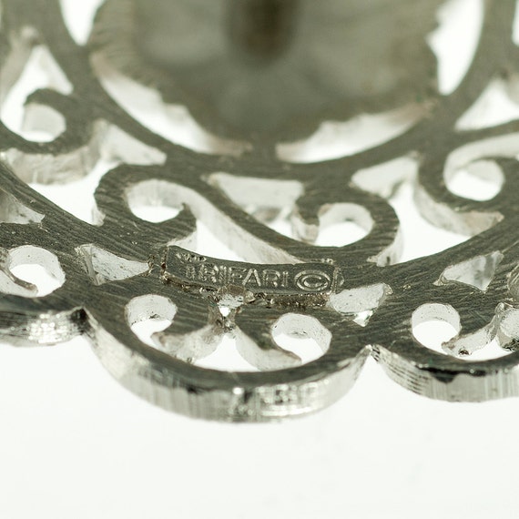 Trifari Silver Medallion Set - Gem