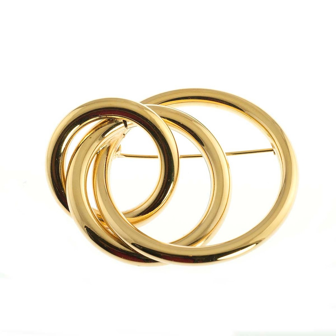 Interlocking Circle Pin - Etsy