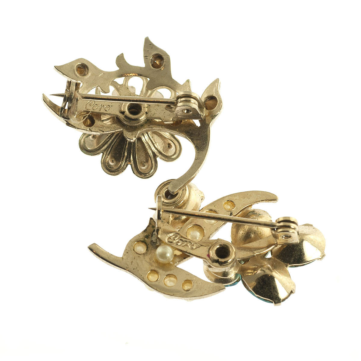 Coro Flower Pin Set - Etsy