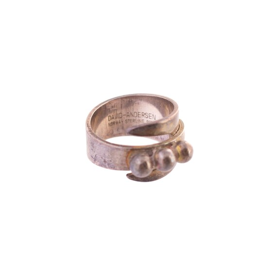 David Andersen Sterling Modernist Ring - Gem