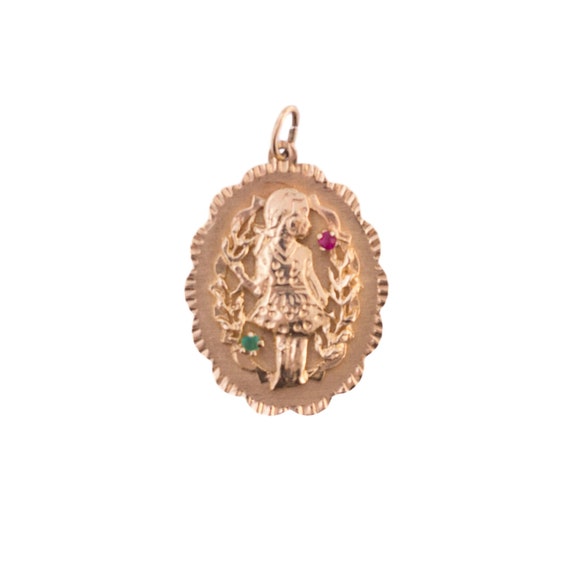 14K Gold Little Girl Jenny Charm - Gem