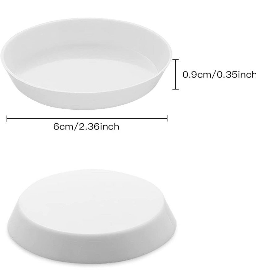 White Round Sorting Tray for Beads and Rhinestones - Etsy