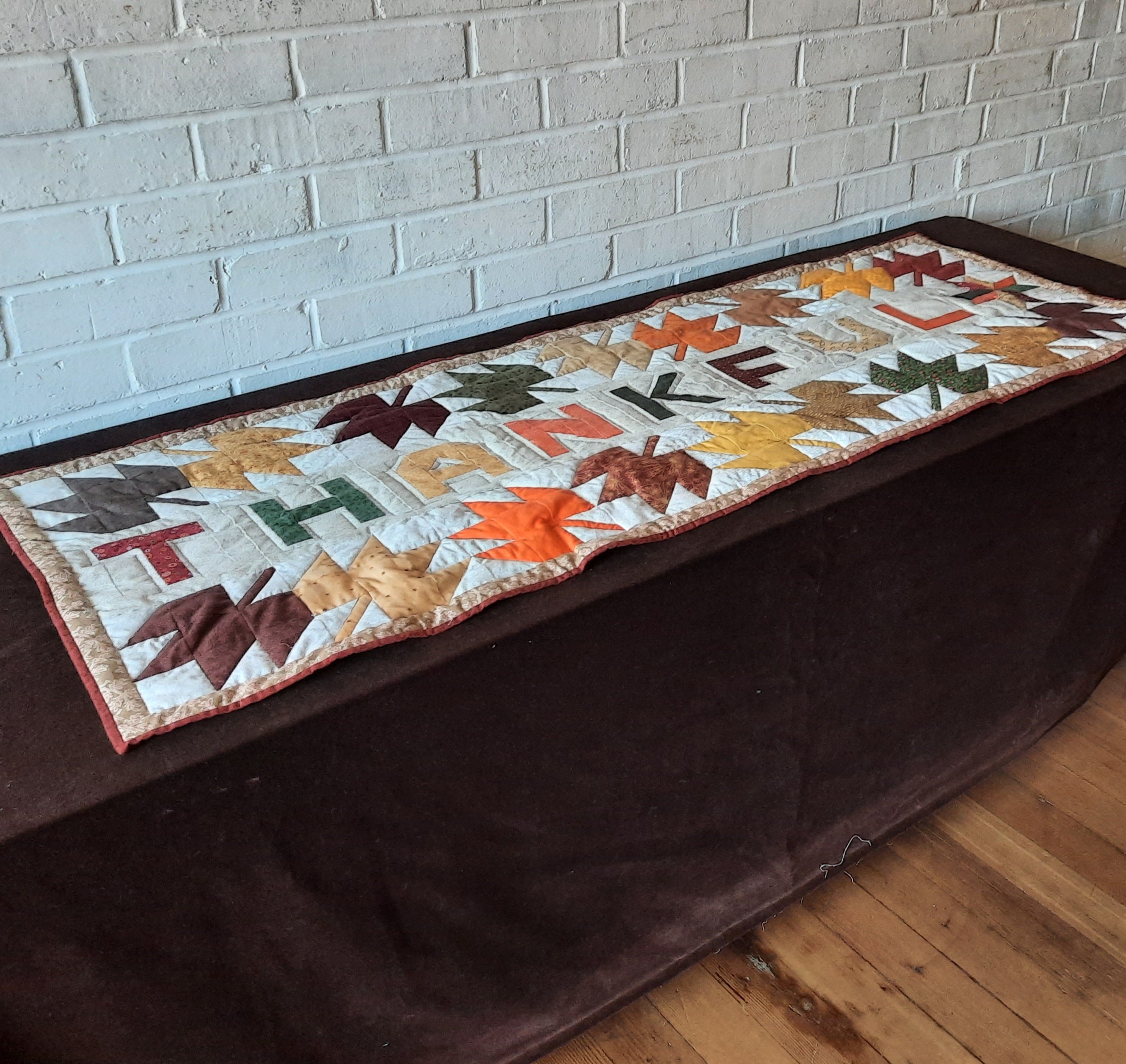 Quilt Pattern: Quilted Thanksgiving Table-runner or Wall-hanging ...