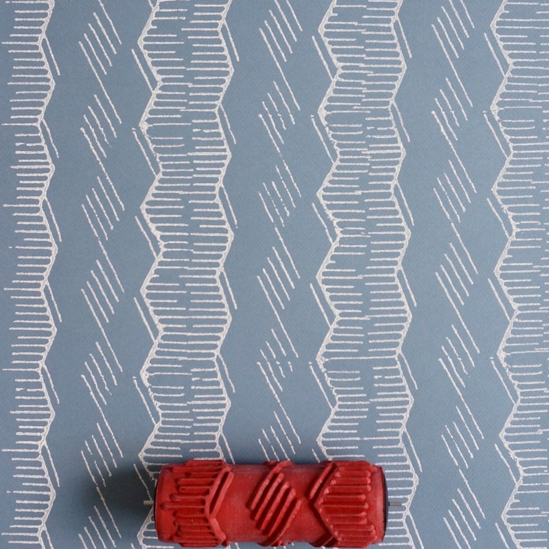 Wood Pattern Paint Roller - Etsy