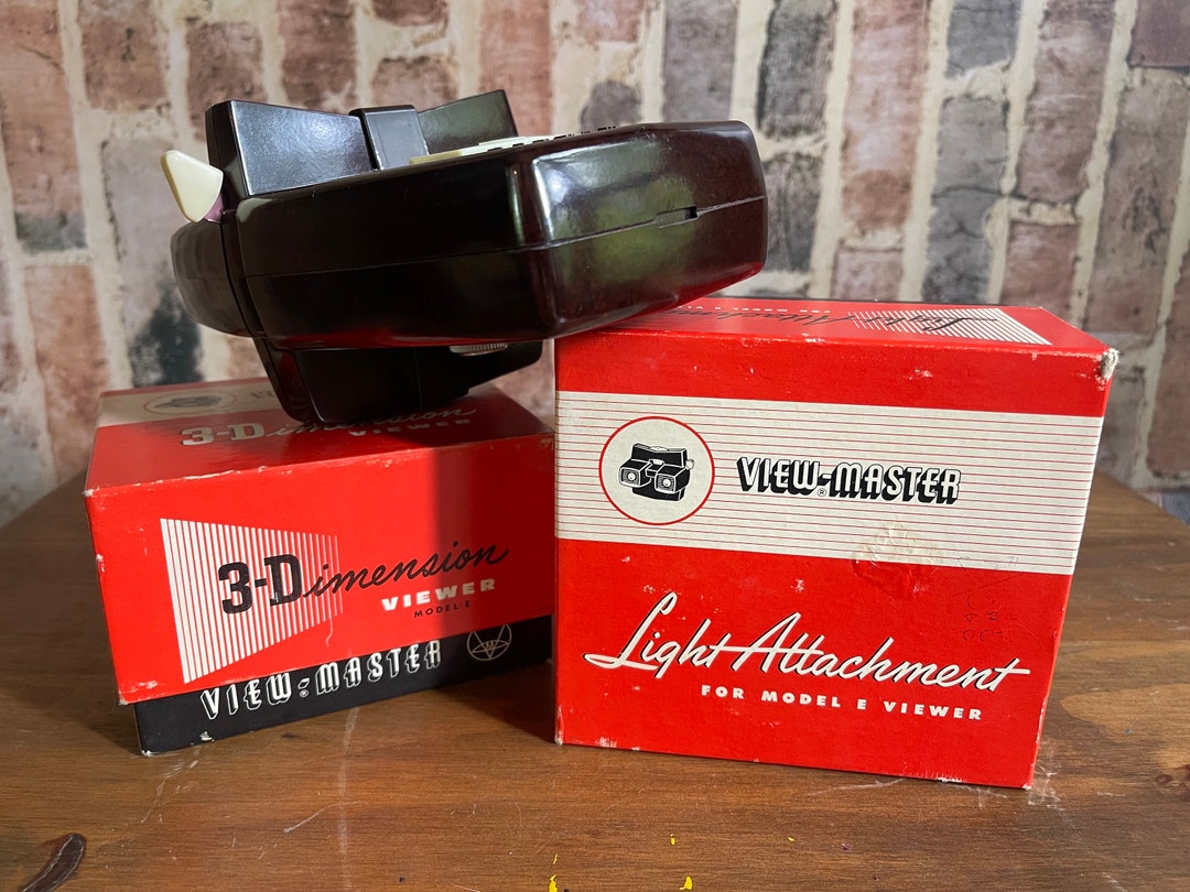 View-master 3-dimension Stereo Viewer Model E With Light Attachment - Etsy