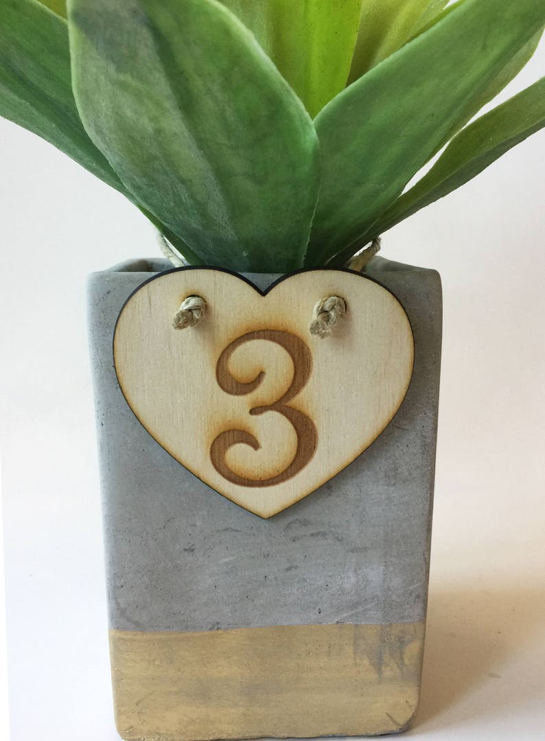 Table Numbers Wood Engraved Numbers 1-10 - Etsy