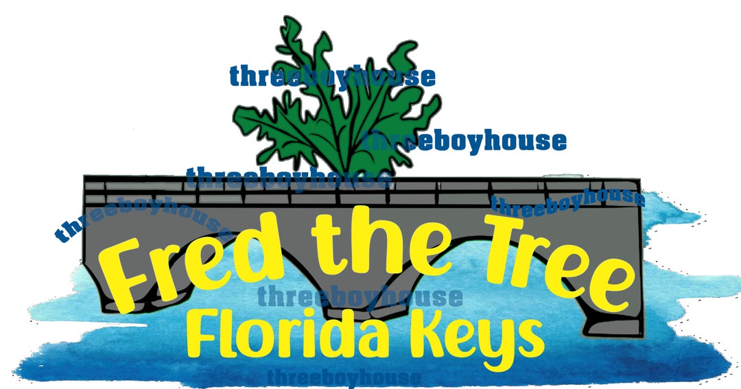 Fred the Tree PNG: Florida Keys Old Seven Mile Bridge (digital File) - Etsy