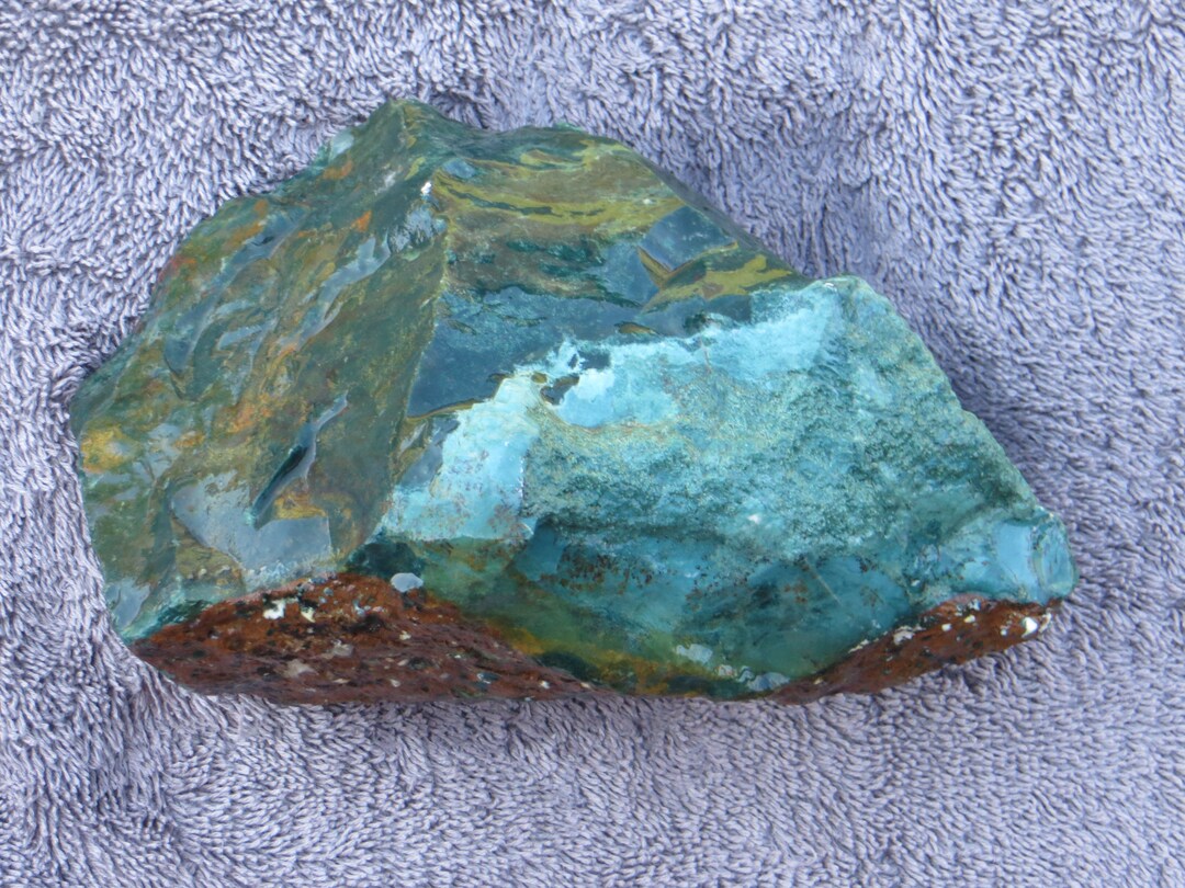 Blood Stone Green Jasper 3 Pounds Rough AAA Quality Photographed Wet ...