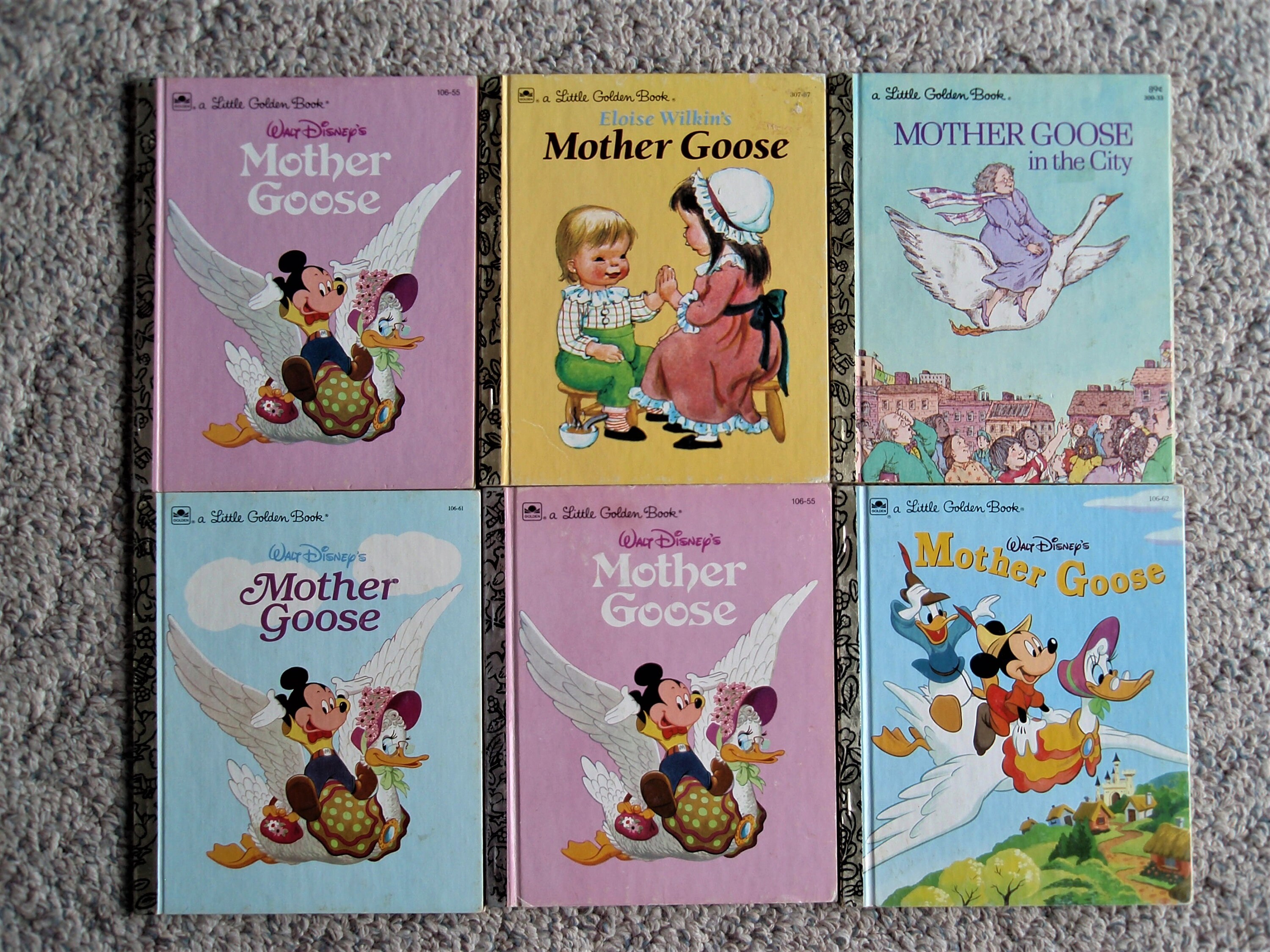 6 Little Golden Books Mother Goose Books Children Stories - Etsy