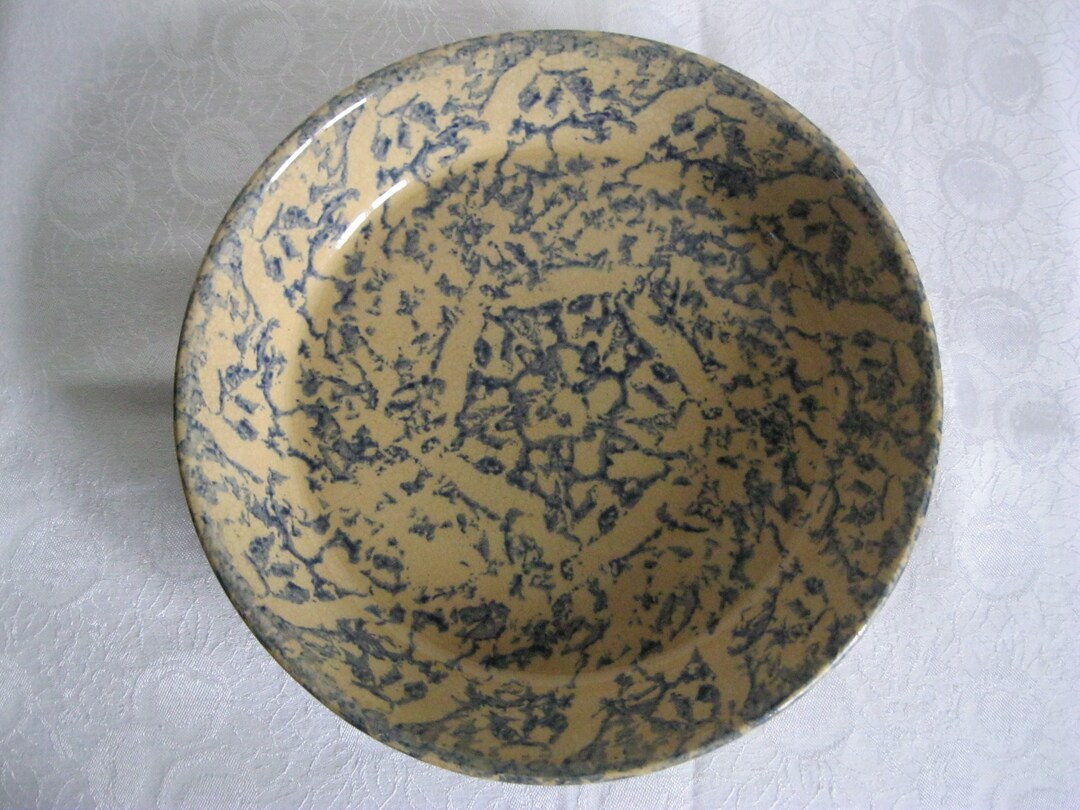 Roseville Pottery Stoneware Pie Plate Dish Robinson Ransbottom Ohio USA ...