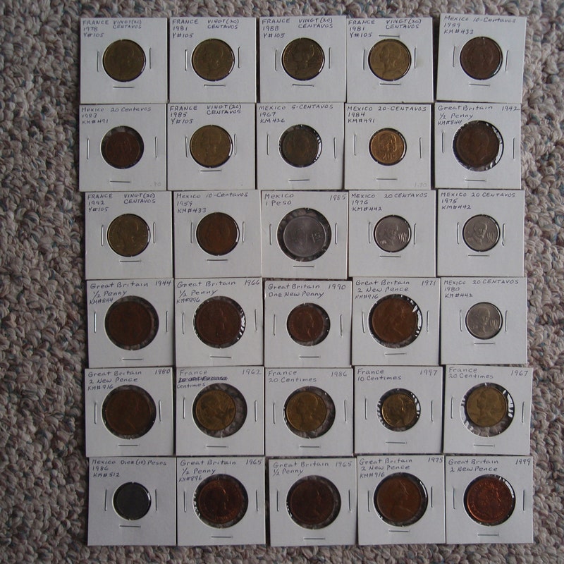 World Coins - Etsy