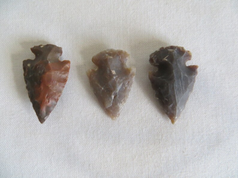 Three Neolithic Arrowheads Sahara Desert Africa Old Artifact - Etsy