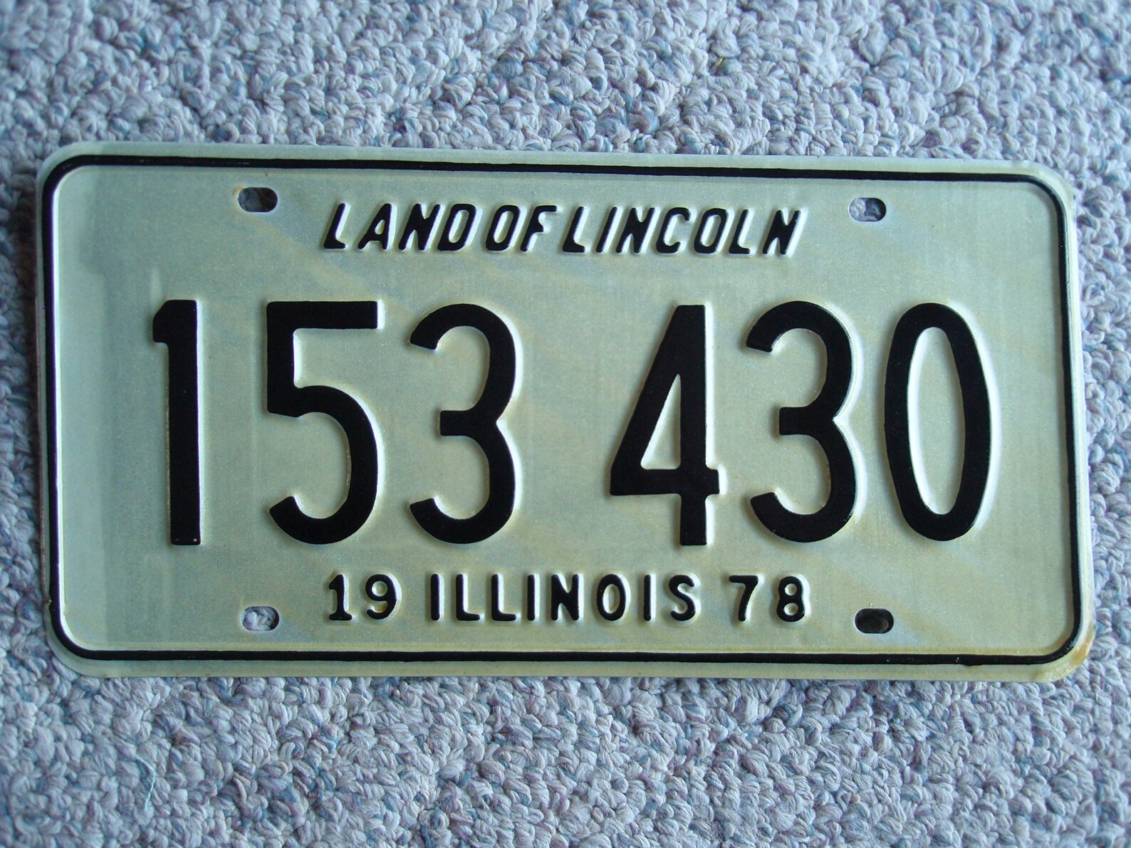 Land Of Lincoln License Plate