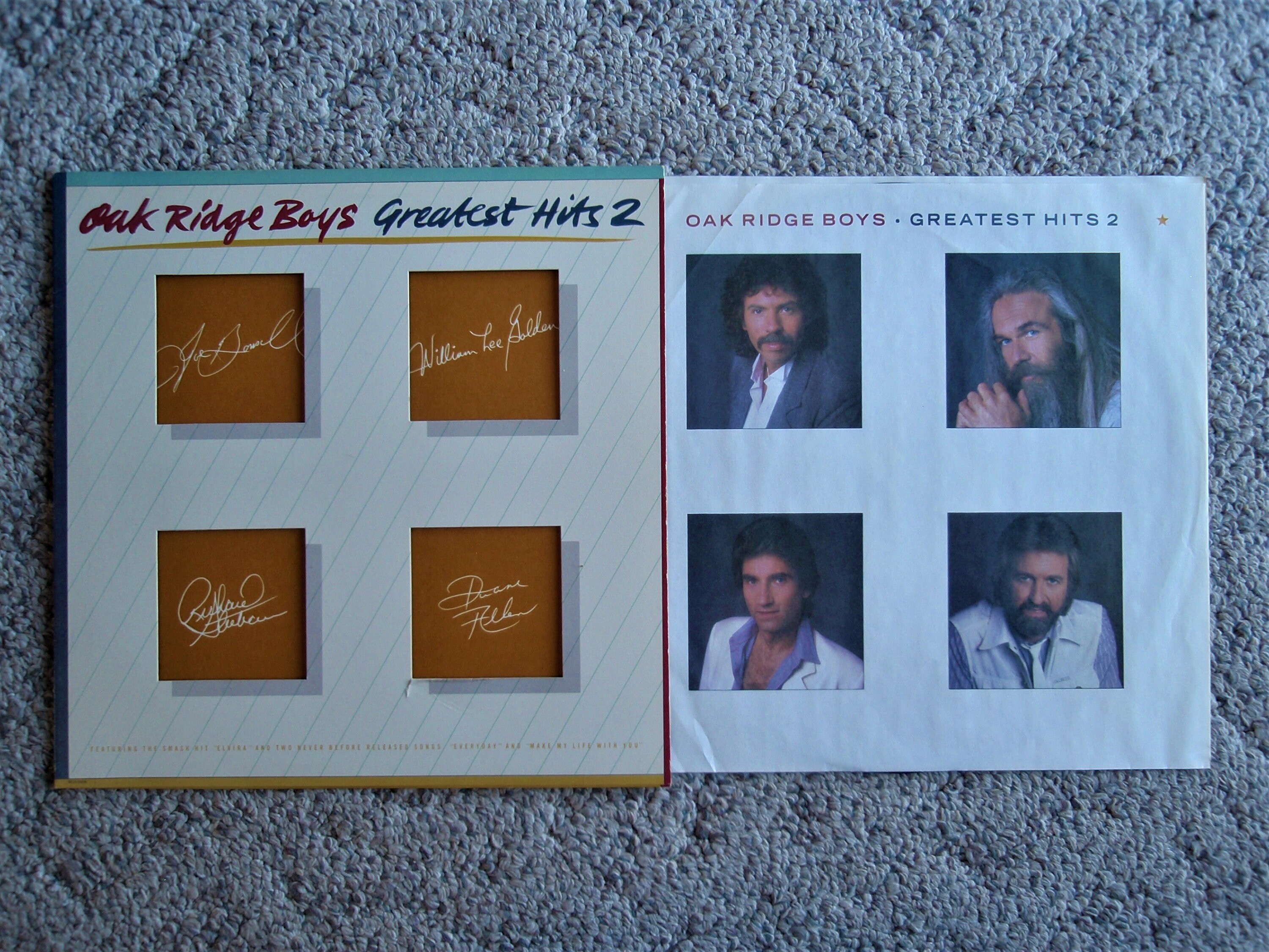 1984 Record Album LP Vinyl Oak Ridge Boys Greatest Hits 2 | Etsy