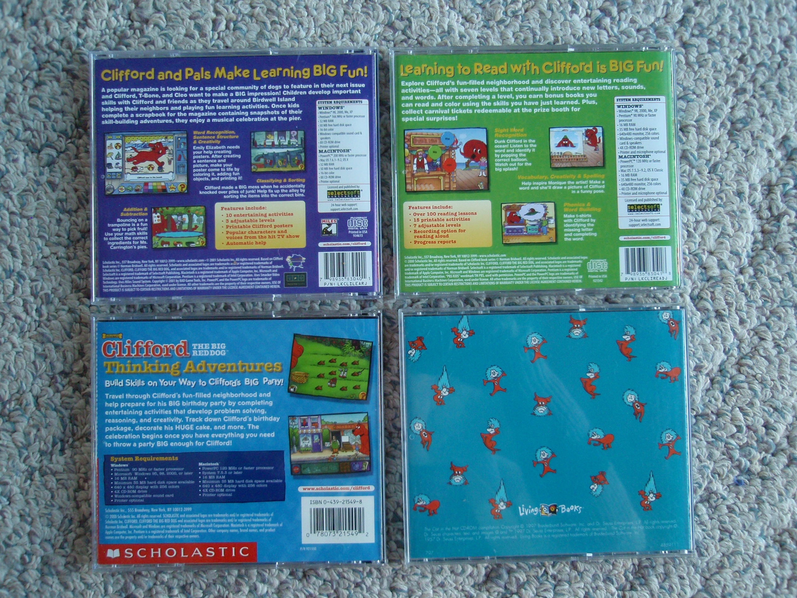 Four Childrens CDs Scholastic Learning Adventures Reading | Etsy