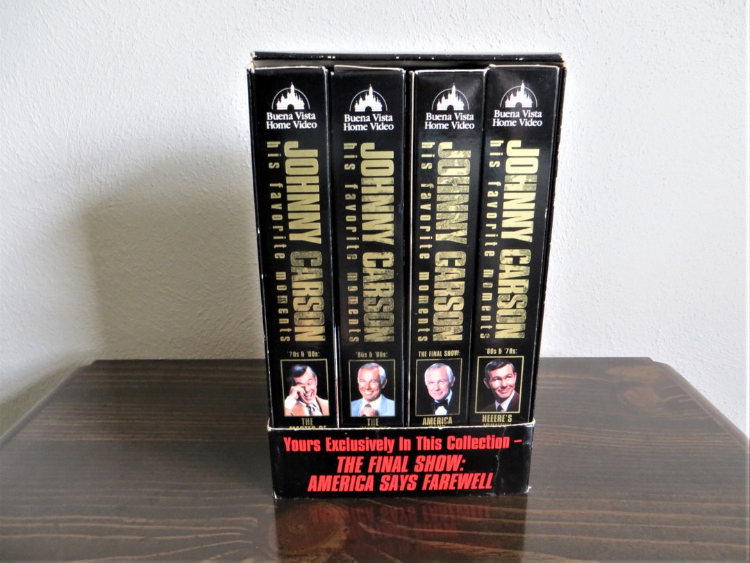 VHS Set of Four Videos Johnny Carson the Tonight Show Collection Tv ...