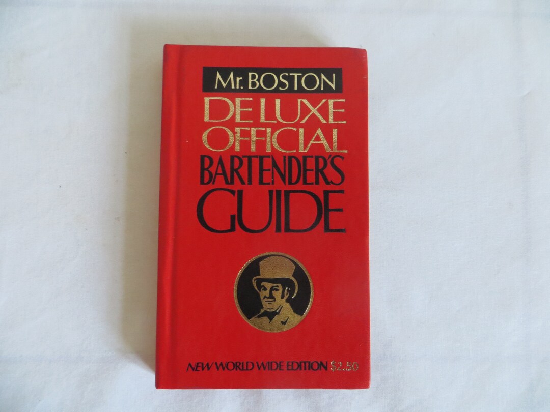1974 Hard Cover Book Mr. Boston Bartender's Guide Drink Recipes I705 - Etsy