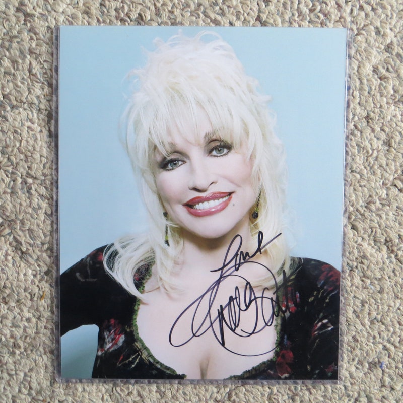 Dolly Parton Autograph - Etsy