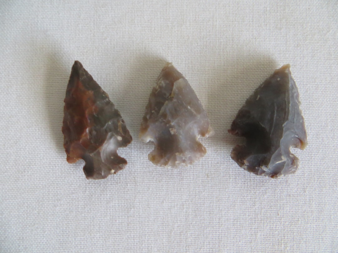 Three Neolithic Arrowheads Sahara Desert Africa Old Artifact H223 - Etsy