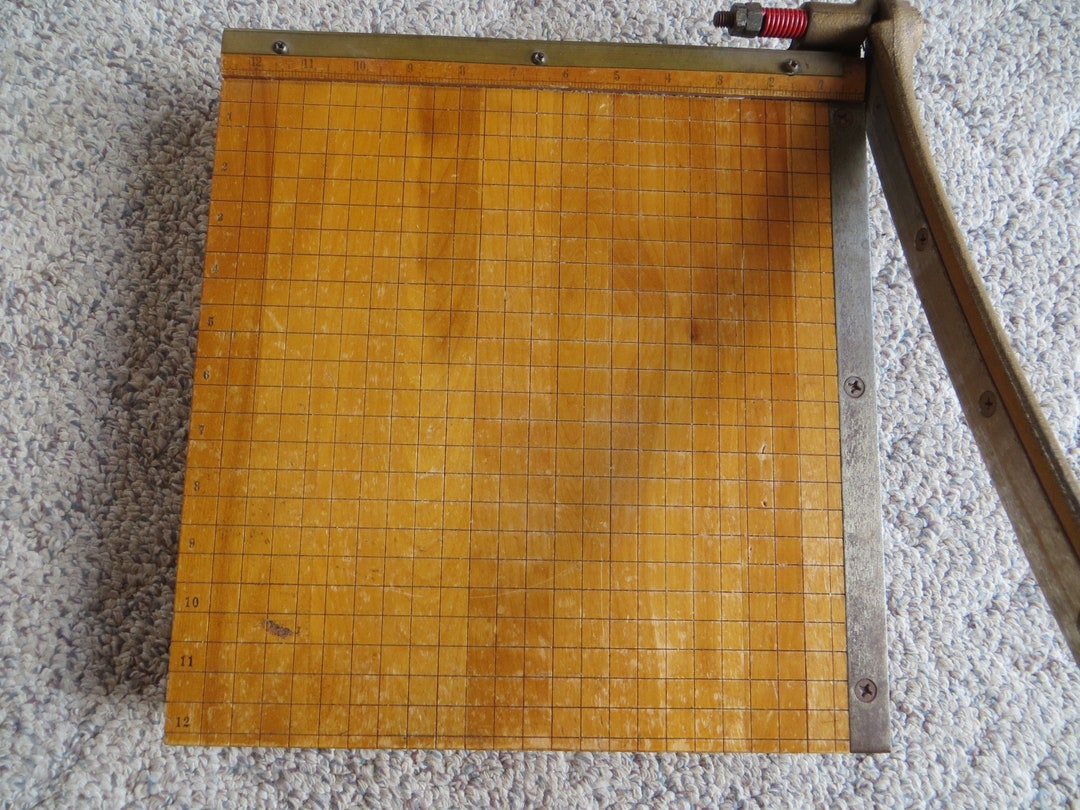 Wood Guillotine Paper Cutter Ingento Ideal School Supply Chicago ...