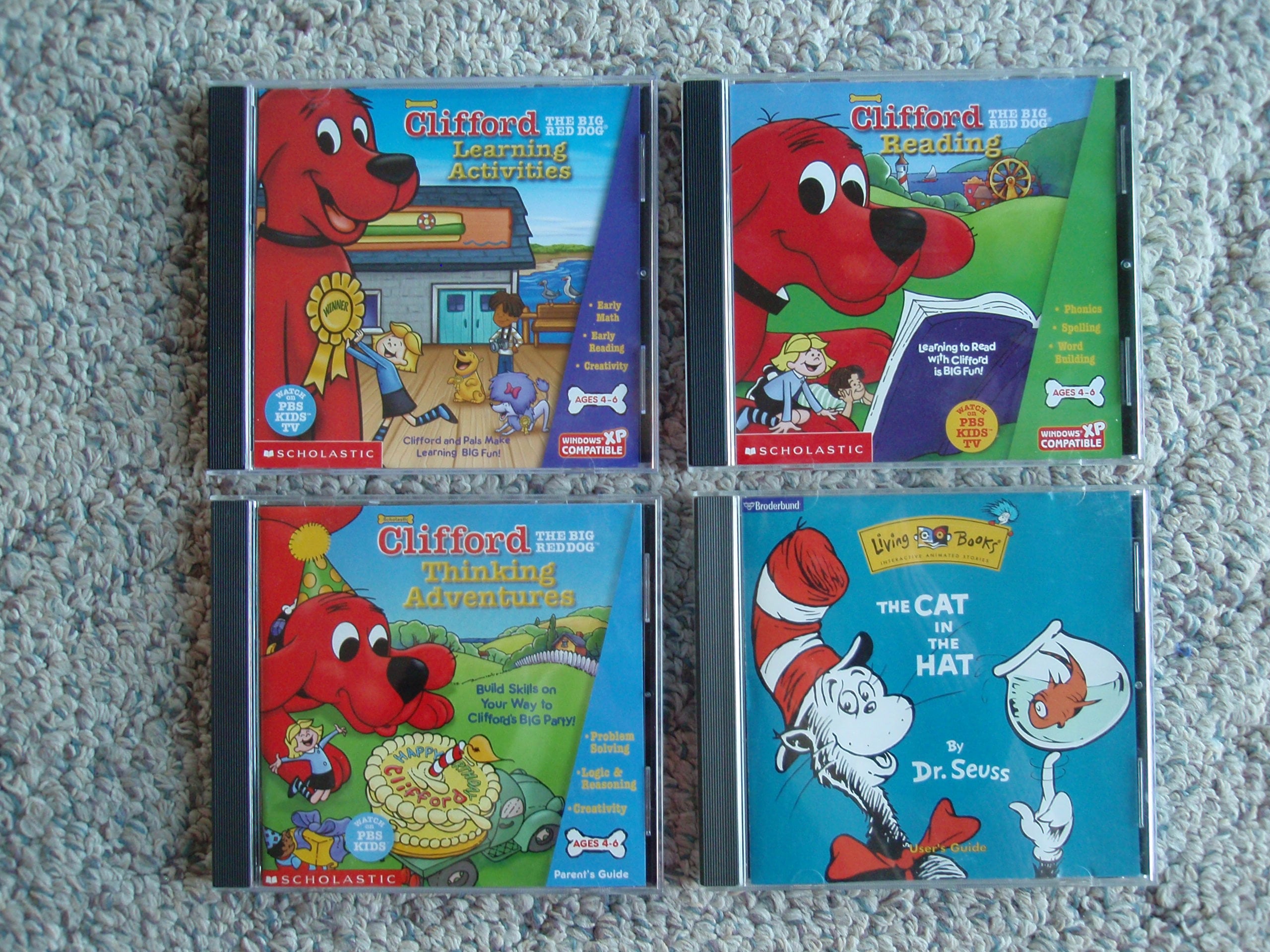 Four Childrens CDs Scholastic Learning Adventures Reading | Etsy