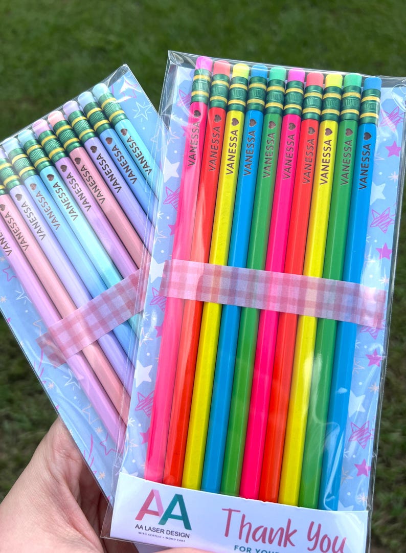 Personalized #2 Ticonderoga Pencils – Custom Teacher Pencils, Engraved ...