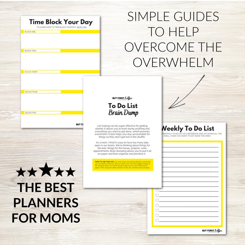 Mom Planner Printable Bundle Planners, Calendars, and Checklists for ...