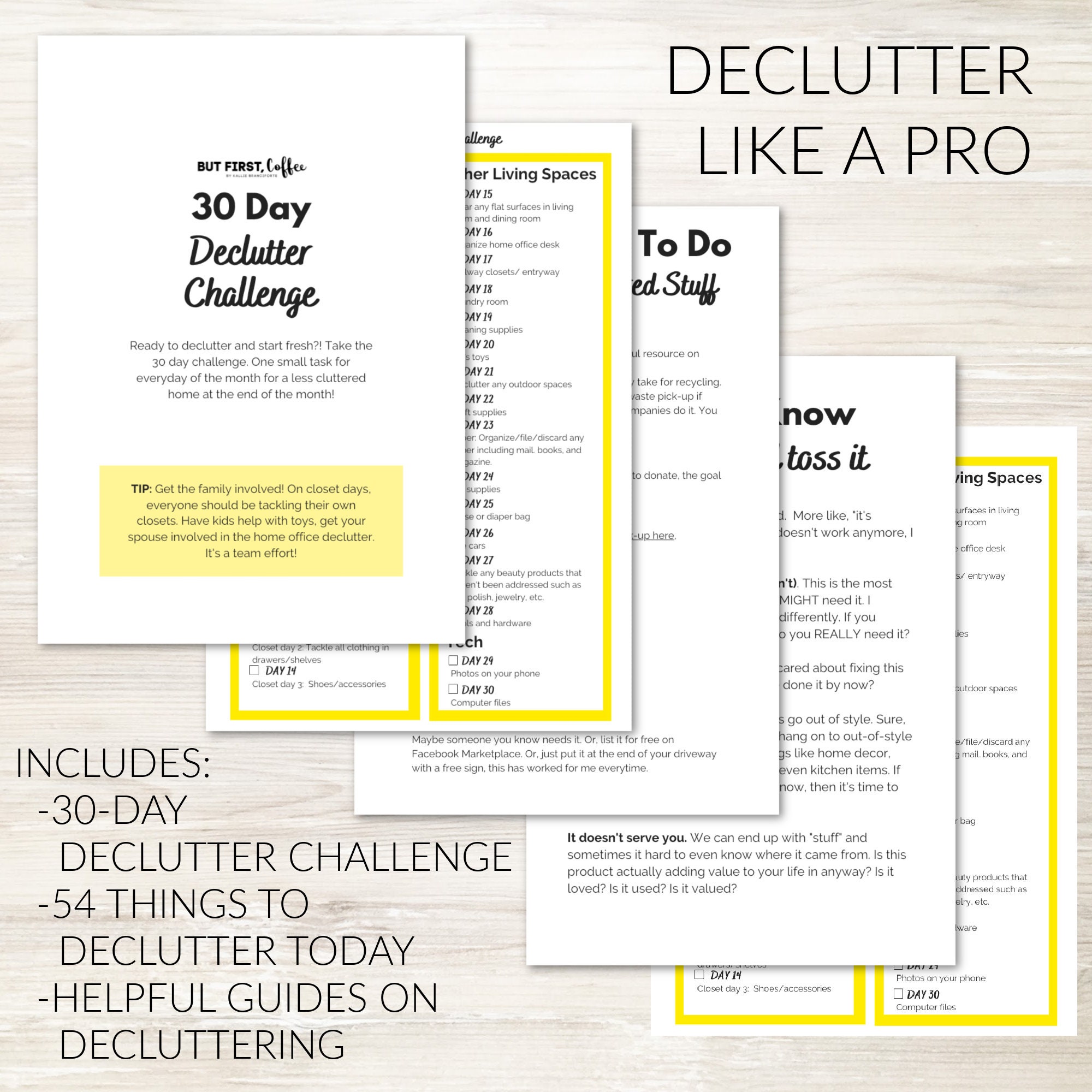 Cleaning Printable Bundle Cleaning Schedules Weekly | Etsy