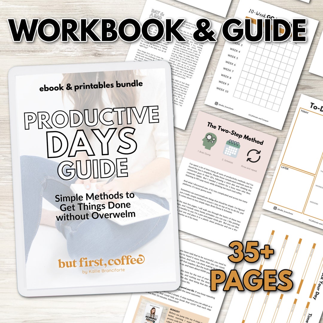 Productive Days Guide How to Learn to Be Productive Without the ...
