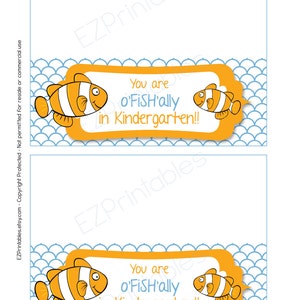 Kindergarten Goodie Bag/treat Bag Topper you Are - Etsy