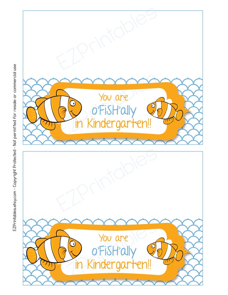 Kindergarten Goodie Bag/Treat Bag Topper You are | Etsy