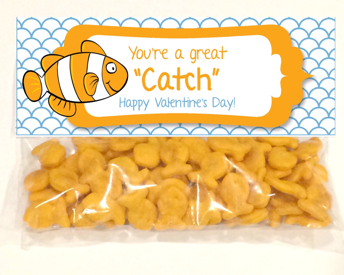 Printable Valentine's Day Goodie Bag/treat Bag Topper - Etsy