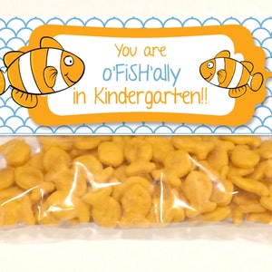 Kindergarten Goodie Bag/treat Bag Topper you Are - Etsy
