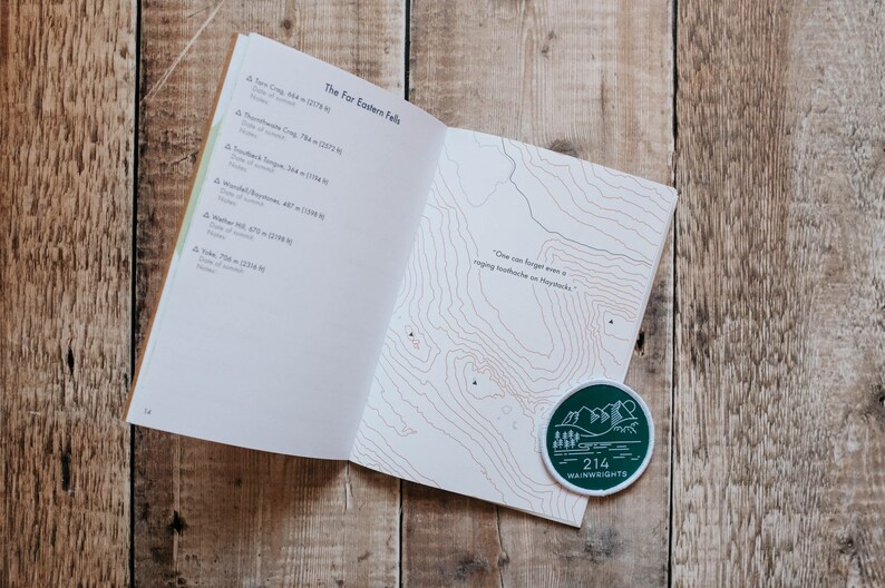 Walking the Wainwrights A5 Notebook and Hill Tick List A5 - Etsy UK