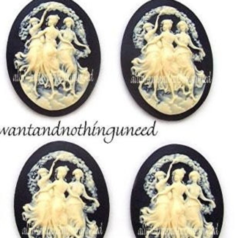 Three Muses Cameo - Etsy