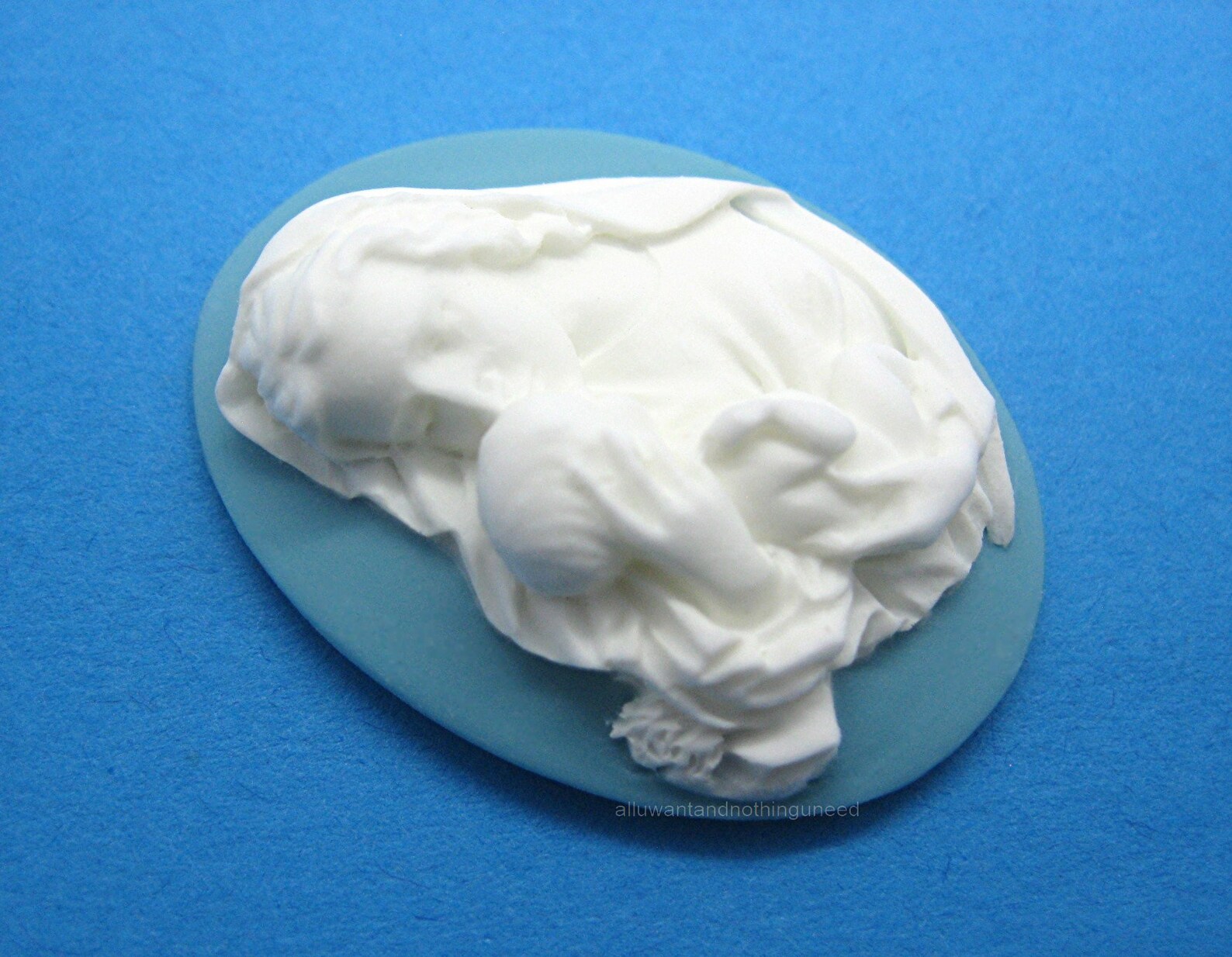 4 White on Baby Blue Christian Religious MOTHER Kissing Baby - Etsy