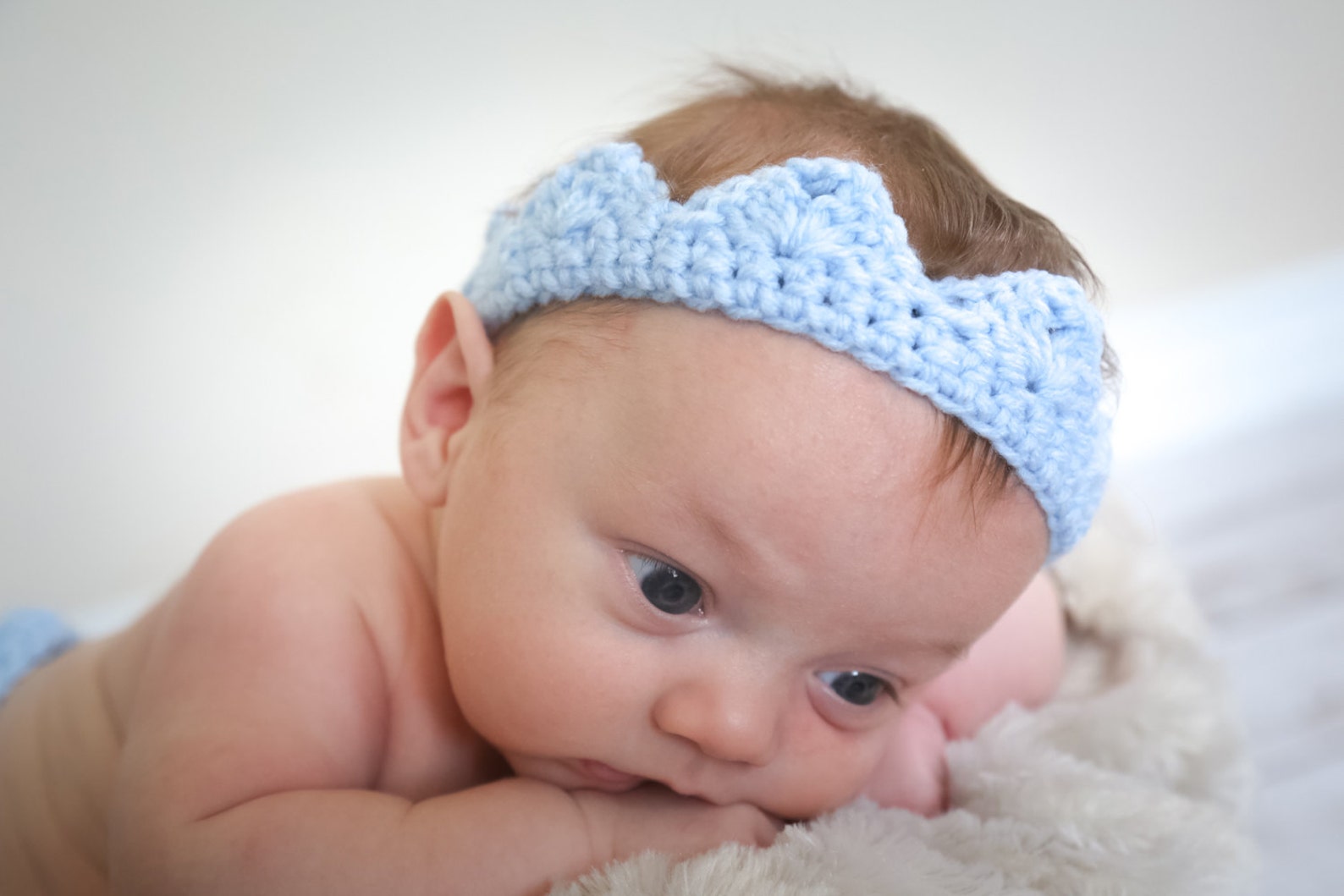 Newborn Crown Baby Crown Crochet Crown Newborn Photo Prop - Etsy