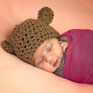 Monkey Hat, Baby Monkey Hat, Monkey Costume, Crochet Baby Hat, Crochet ...