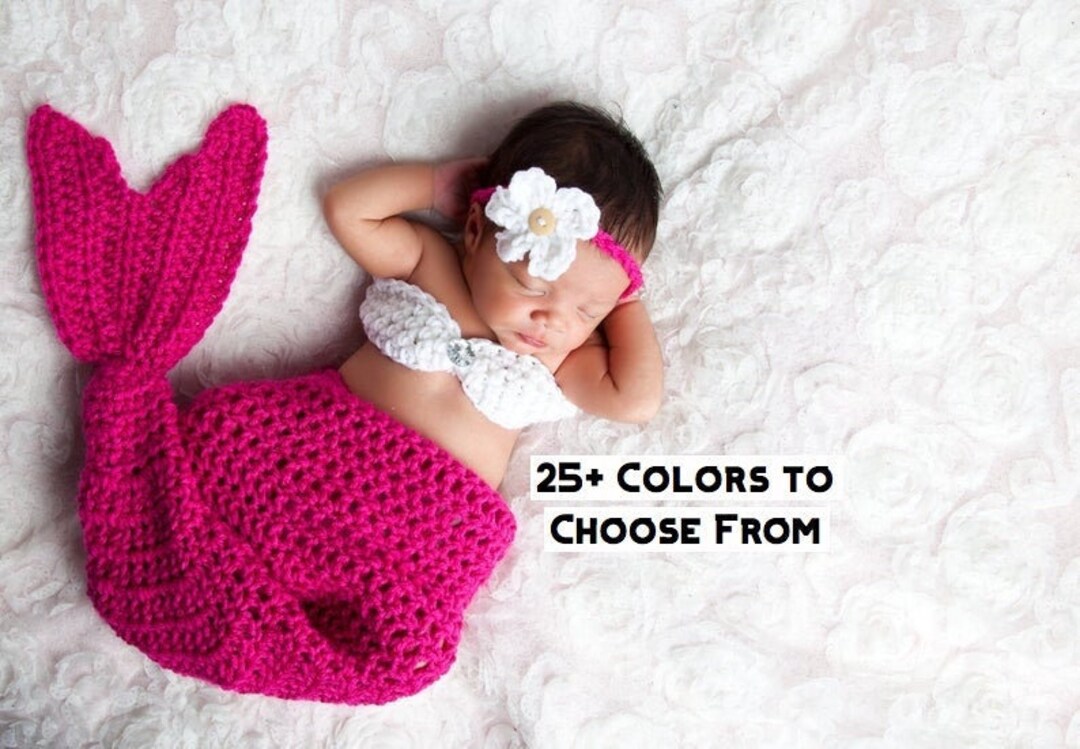 Mermaid Baby Outfit, Baby Mermaid Costume, Baby Mermaid Outfit, Newborn ...