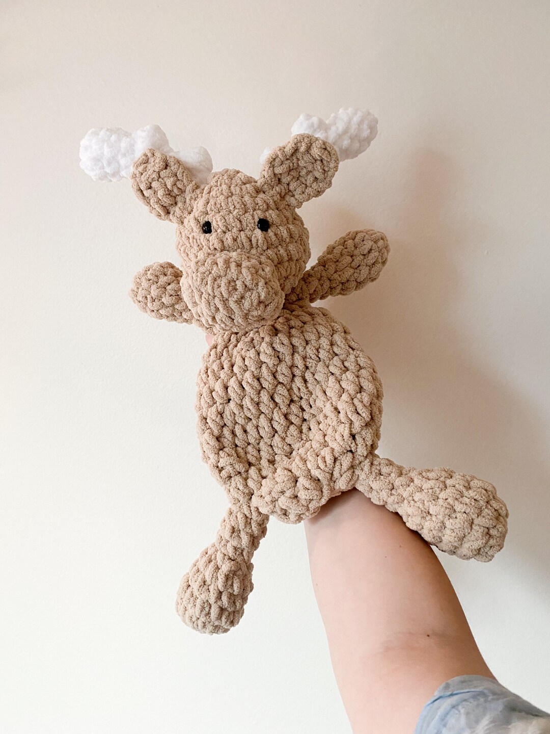 Moose Lovey, Moose Snuggler, Crochet Moose, Moose Stuffy, Moose Plushie ...
