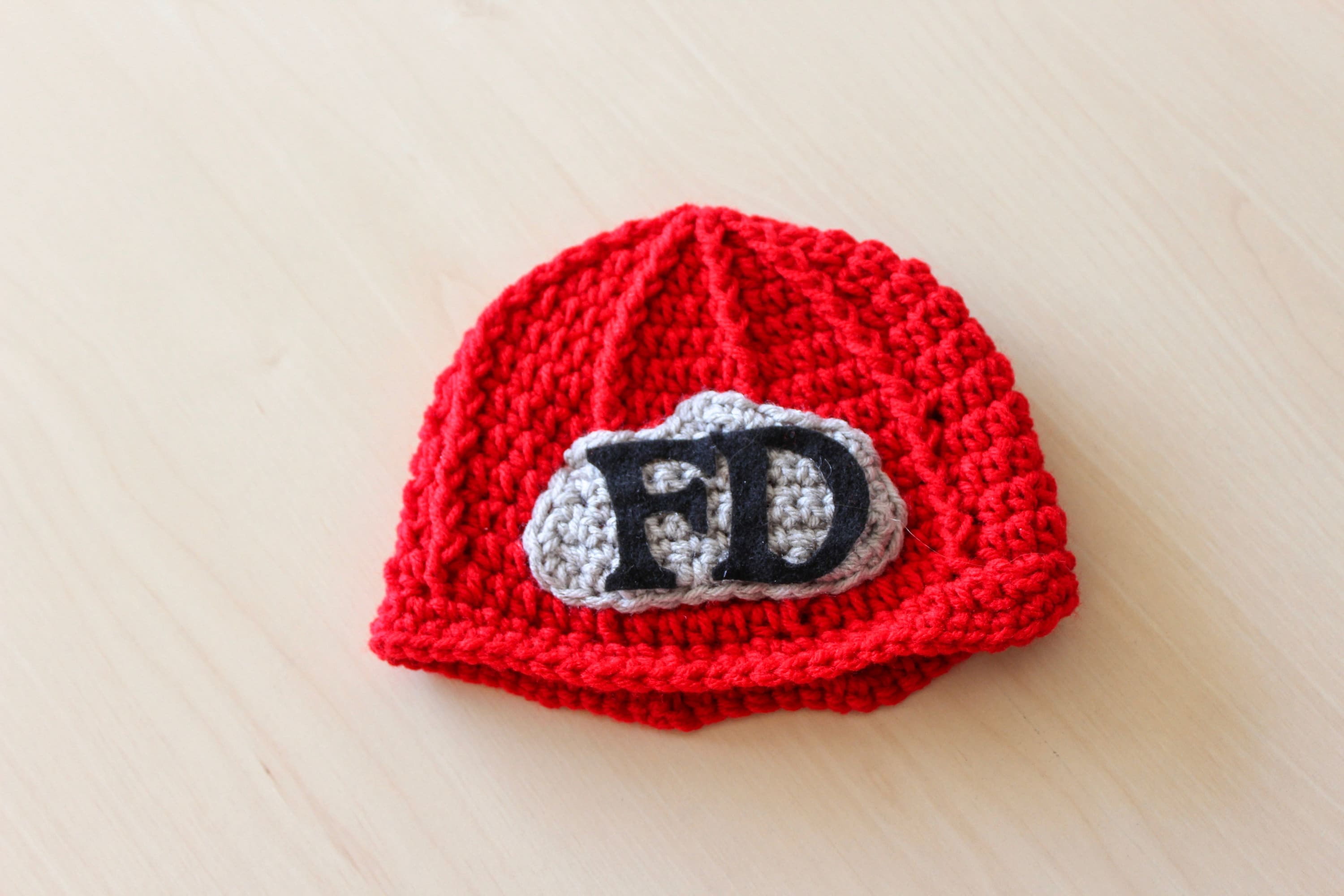 Knit Fireman Hat