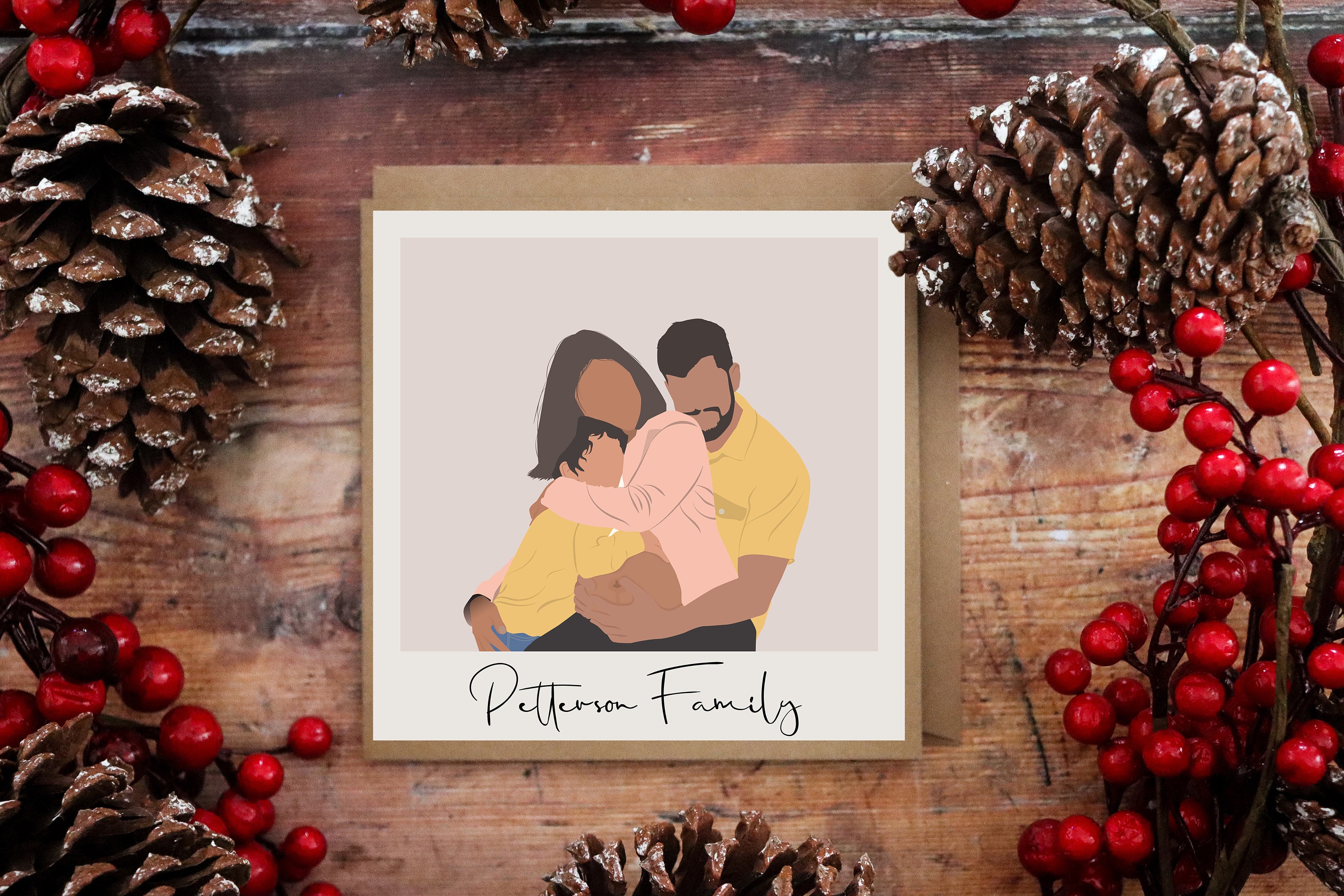 Custom Vector Illustration Portrait From Photo Personalized - Etsy