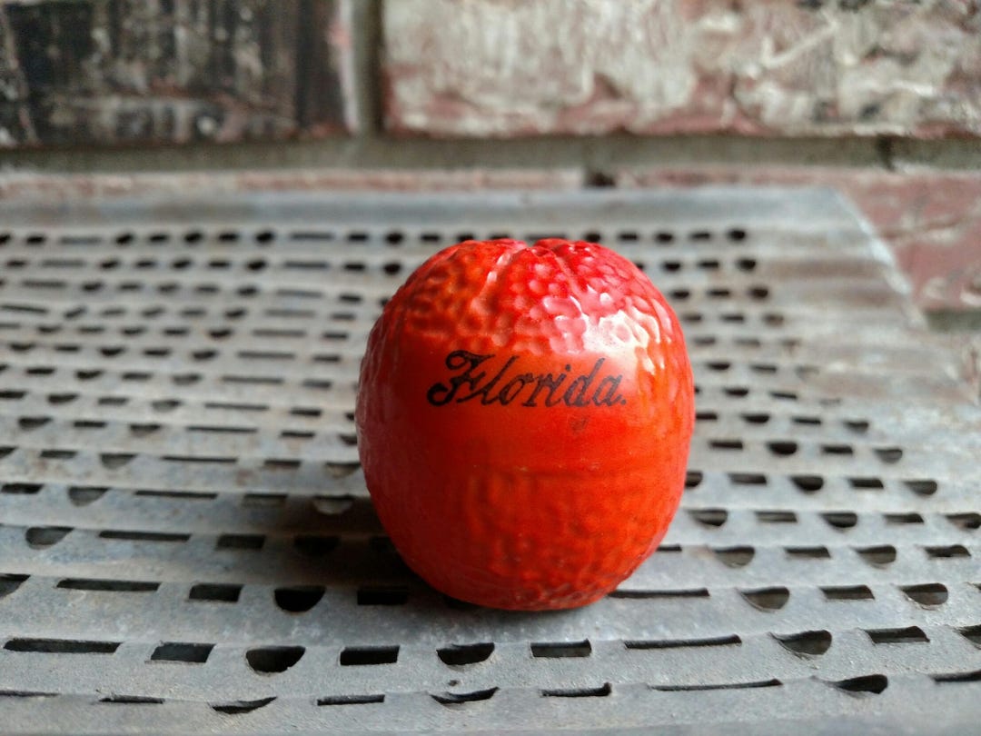 Orange Cutie- Dusting Powder Shaker, Florida Souvenir, Fla Shaker, S&P ...