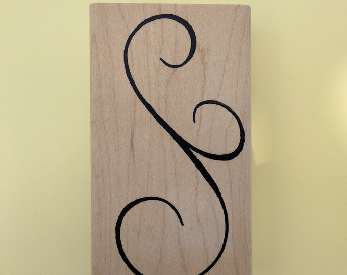 Flourish Stamp, Swirl Stamp - Etsy