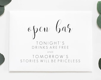 Wedding Bar Quote | Etsy