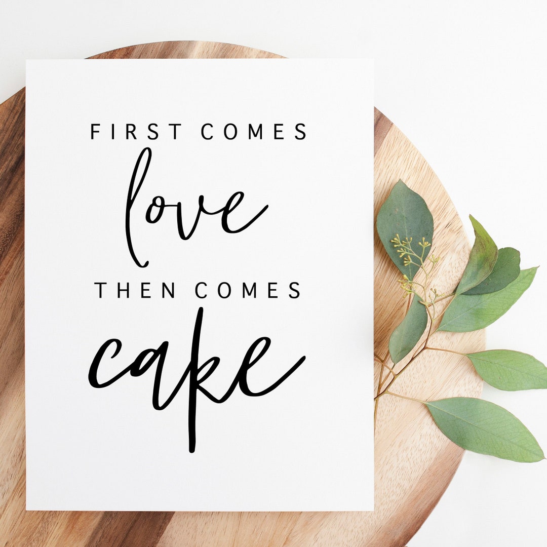 Printable Cake Sign. Cake Printable. Cake Wedding Sign. Cake - Etsy ...