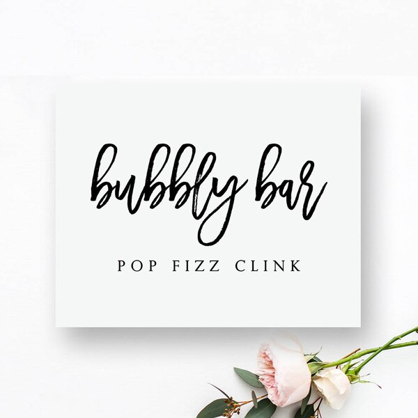 Pop Fizz Clink Sign - Etsy